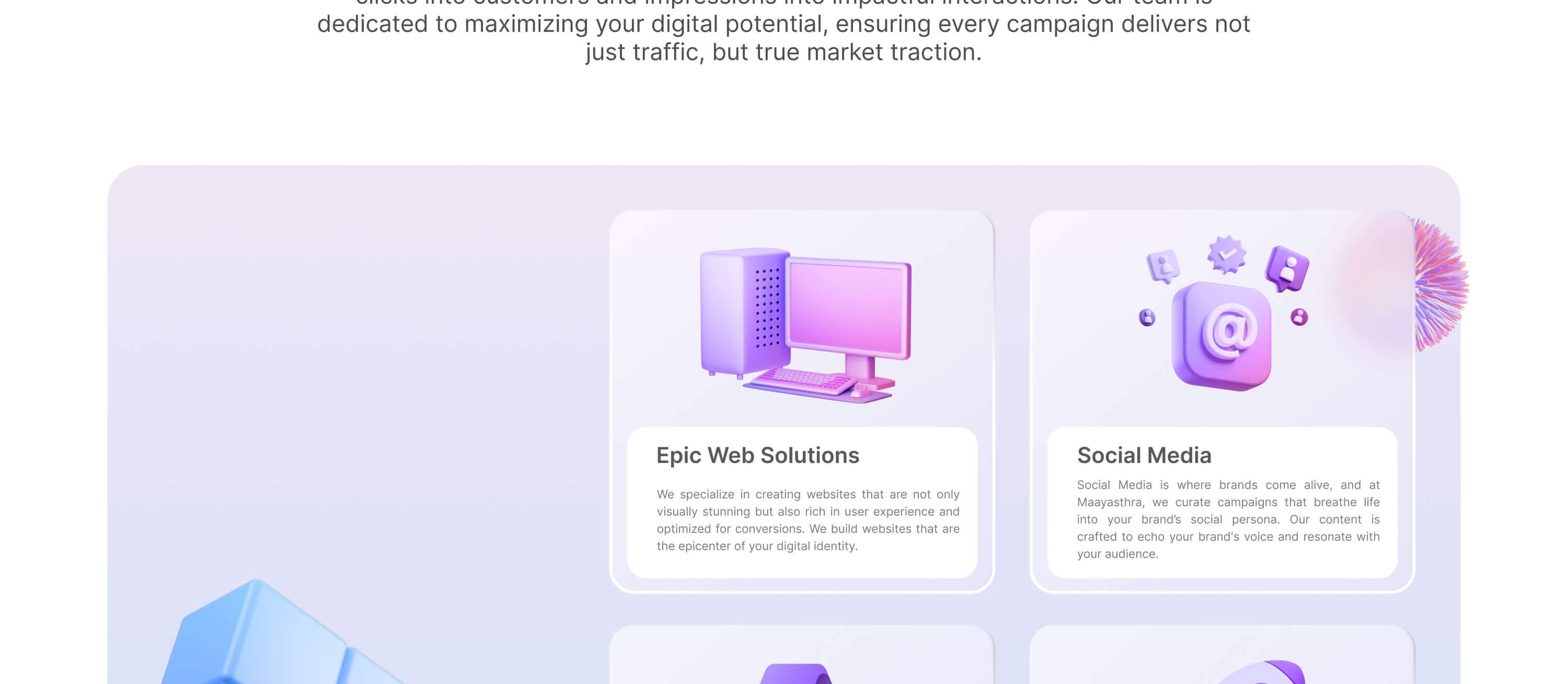 Maayasthra | Services